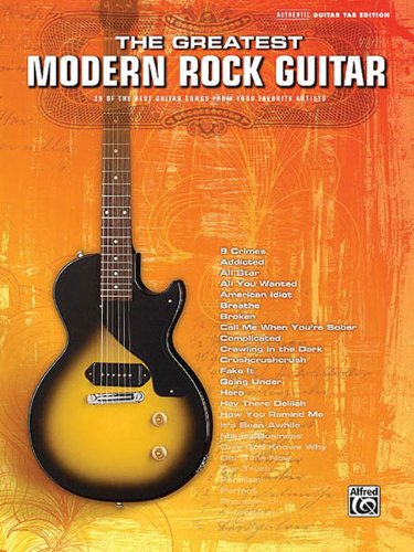 Amazon.com: The Greatest Modern Rock Guitar: Authentic Guitar TAB ...