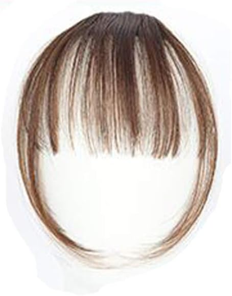 FENSIN 1pcs 14cm Fausse Frange Chatain Frange a Clip Cheveux Naturel ...