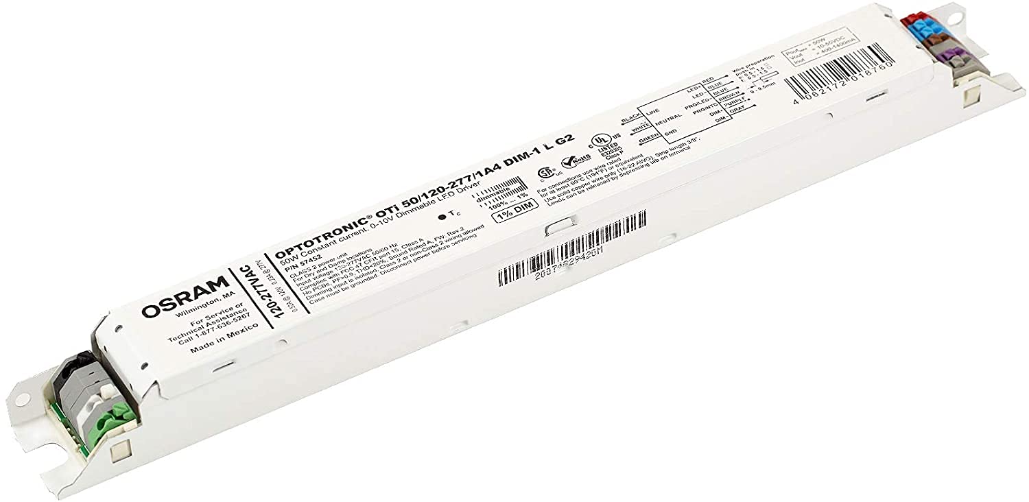 10 Pieces Osram 57452 OTi50/120-277/1A4/DIM-1/L G2 50 watt 120/277 volt ...