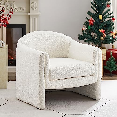 Amazon.com: VANOMi Living Room Accent Chair, U Shaped Club Chair, and ...