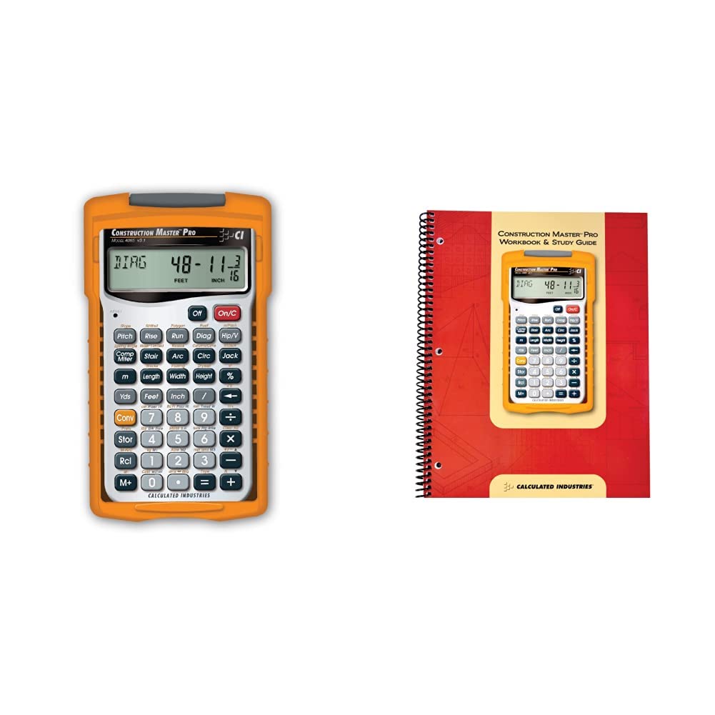 Calculated Industries 4065 Construction Master ProCalculator & 2140 Construction Master Pro ...