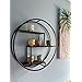 Amazon.com: Admired By Nature, 18" Mounted Iron Circle Hanging Storage ...