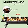 Amazon.com: VEVOR Portable Charcoal Grill 23 inch, Small Barbecue Grills Folding BBQ Grills ...