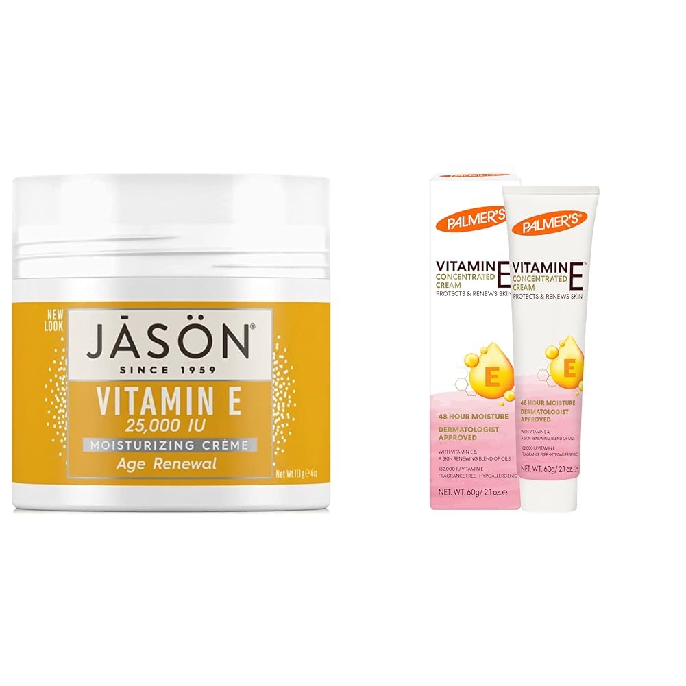 Amazon.com : JASON Moisturizing Creme, Vitamin E 25,000, Age Renewal, 4 ...