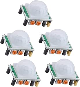 Hailege 5pcs HC-SR501 PIR Infrared Sensor Human Body Infrared Motion ...