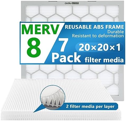 Flanders EZ-Flow II 20x20x1 Air Filters, MERV 1, Furnace, HVAC, & AC ...