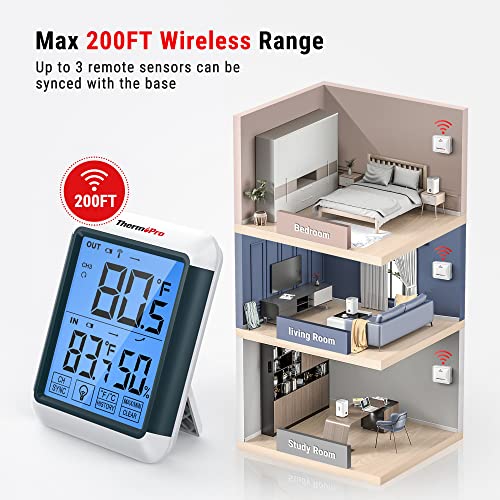 Snapklik.com : ThermoPro TP65S Cold-Proof Indoor Outdoor Thermometer ...