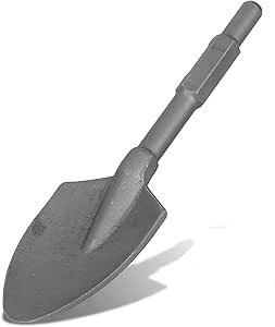 Amazon.co.jp: 40CR Chrome Steel Clay Spade Scoop Bit, Concrete Stone ...