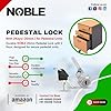 NOBLE Pedestal Lock with 2 Keys|20mm|for Pedestal Units : Amazon.in ...