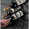 Amazon.com: Black Modern Wire Rustic Counter Wine Rack Countertop Table ...