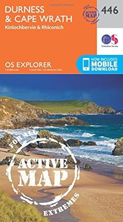 Durness & Cape Wrath Map | Weatherproof | Kinlochbervie & Rhiconich ...