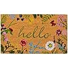 Amazon.com : Calloway Mills AZ105992436 Floral Hello Doormat, 24" x 36 ...