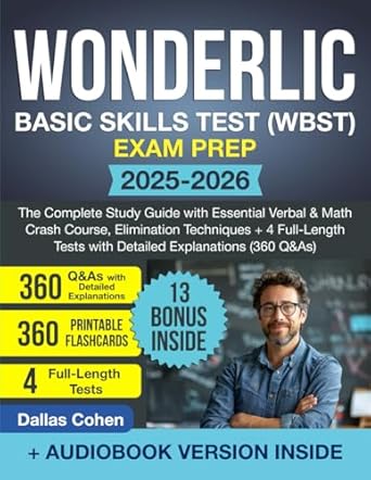 Wonderlic Basic Skills Test (WBST) Exam Prep: The Complete Study Guide ...