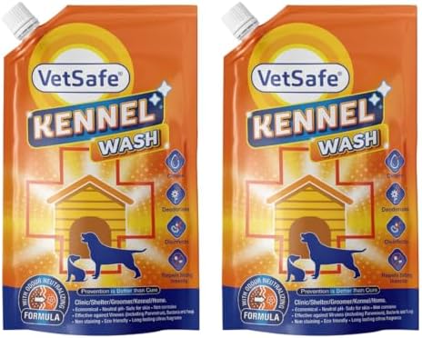 Buy VetSafe Kennel Wash 1000 ML (Pack of 2) | Kennel Cleaner | Pet ...
