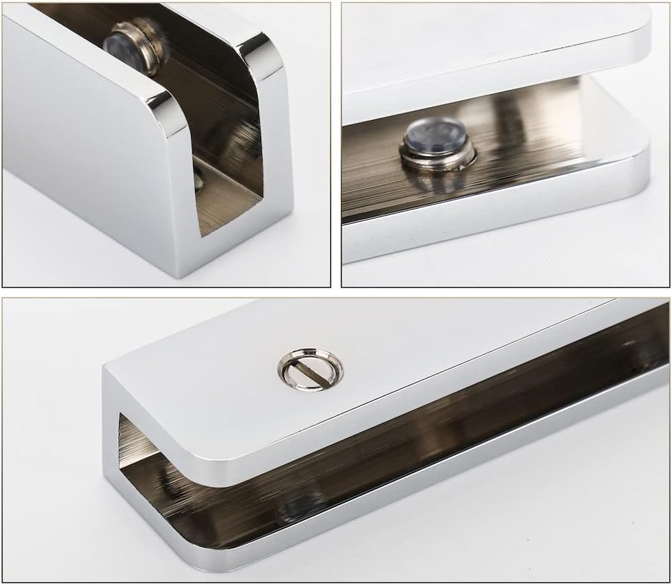 Snapklik.com : LukLoy Solid Brass Glass Shelf Bracket