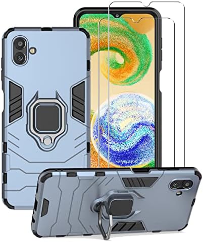 ZMONE Funda para Samsung Galaxy A04 Case Mica de Vidrio Cristal ...