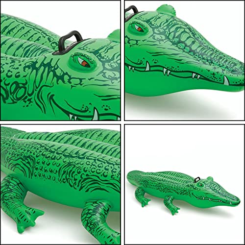 XiXiRan Inflatable Crocodile, Large, Floating Crocodile, Inflatable ...