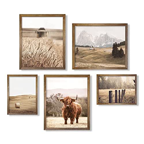 Amazon.com: Rustic Farmhouse Bathroom Poster - Boho Western Decor ...
