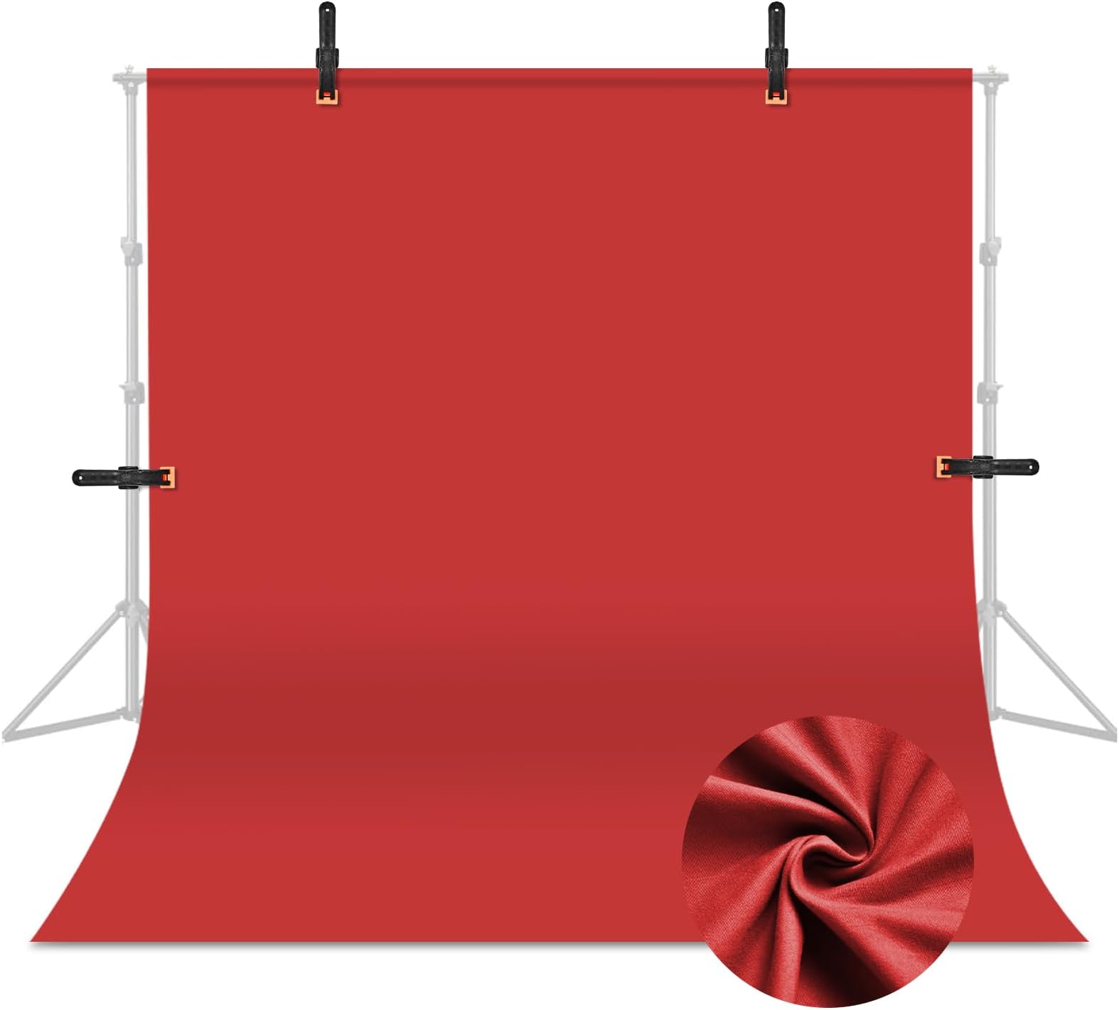 Amazon.com : UTEBIT 6x9ft Red Photo Backdrop for Ph0tography, Iron-On ...