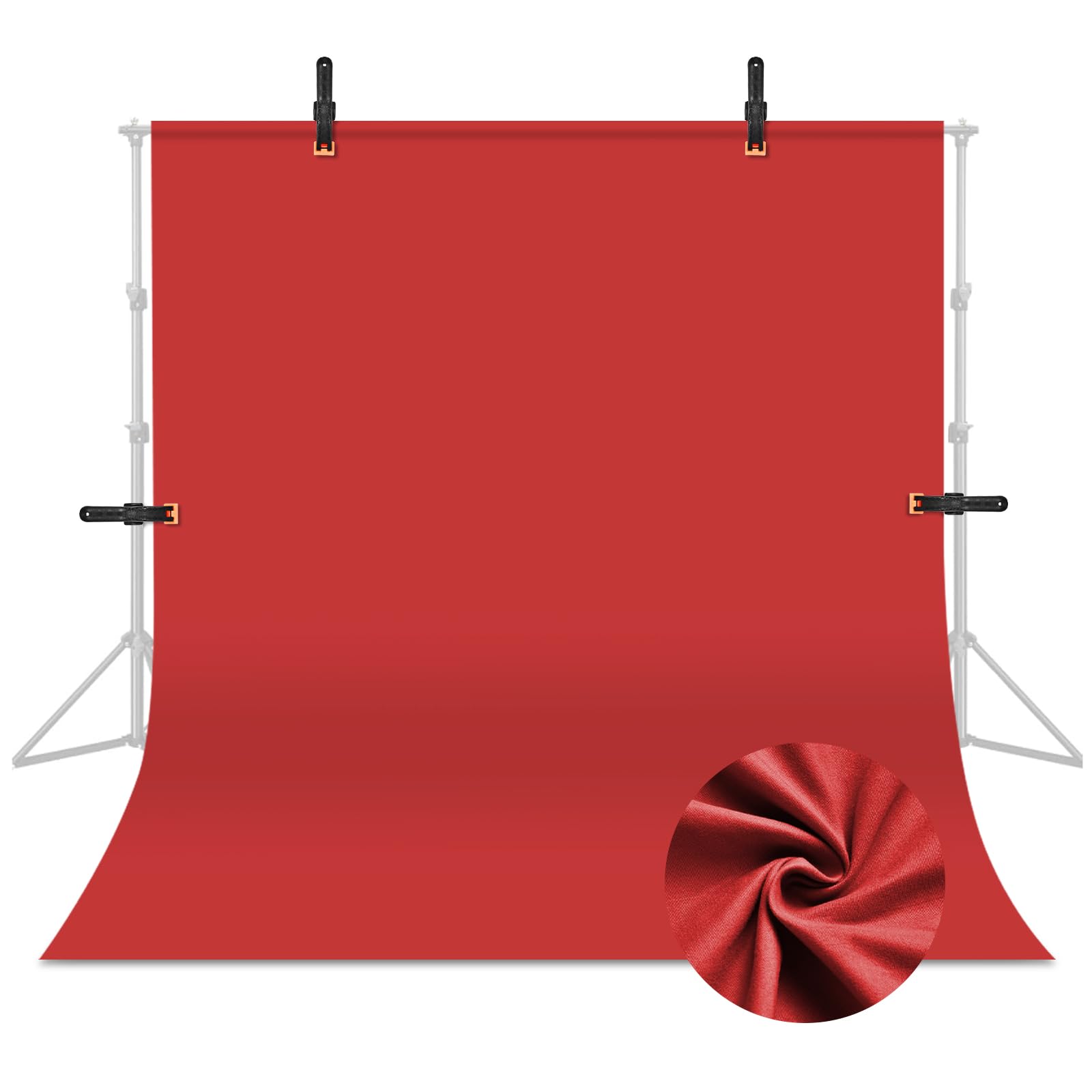 UTEBIT Black Photo Backdrop Portable Collapsible Photoshoot Backdrop ...