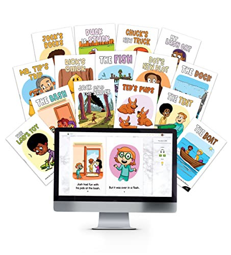 Snapklik.com : Decodable Readers: 15 Short Vowel Phonics Decodable ...