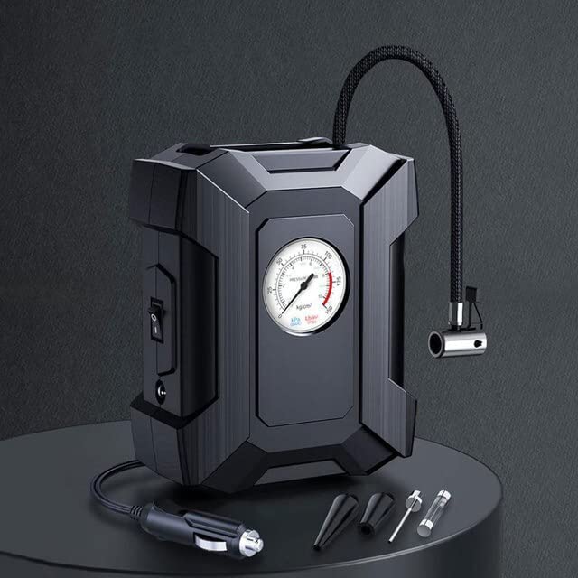 Heavy Duty Electric Car Air Compressor Pump Portable Tyre Inflator Pump ...