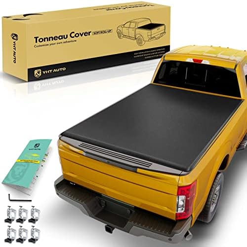 Amazon.com: YHTAUTO Soft Roll Up Truck Bed Tonneau Cover Compatible ...