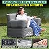 Amazon.com: Pittman - Inflatable Chair for Camping with Built in Pump ...