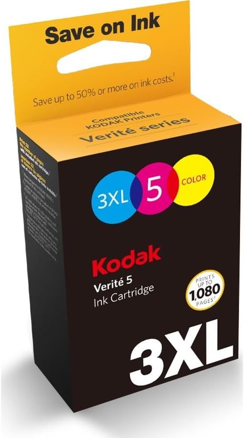 Kodak Verite 5 Replacement Inks (ALK1UA) XL Black Ink Jet Cartridge compatible to V50, V55, V55W ...