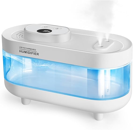 Amazon.com: RooXchowla Top Fill 1.5L Supersized Cool Mist Humidifier with Oil Diffuser and ...