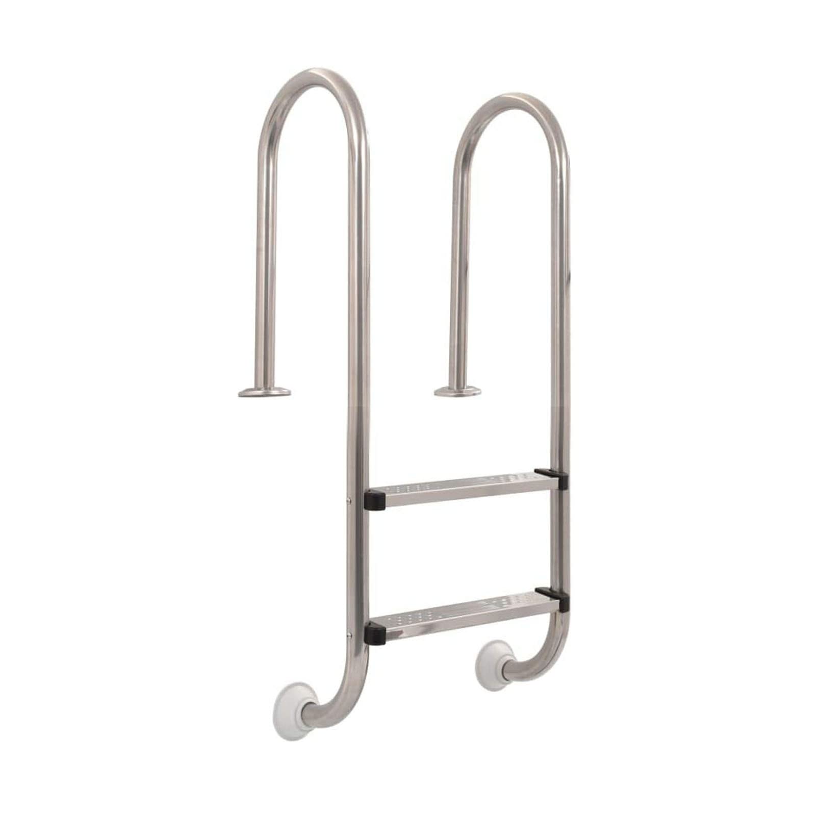 Buy BOCbco Pool Rail Pool Railing Stainless Steel Pool Ladder with 2 ...