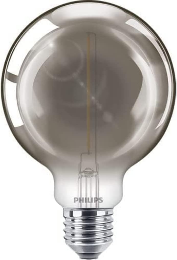 Philips LED Light Giant G93 Flame Smoky G-Shape Light Bulb [E27 Edison ...