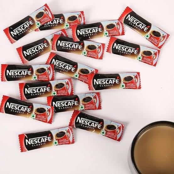 Nescafe Classic Instant Coffee Powder Sachets Pouch Instant Coffee Pack ...