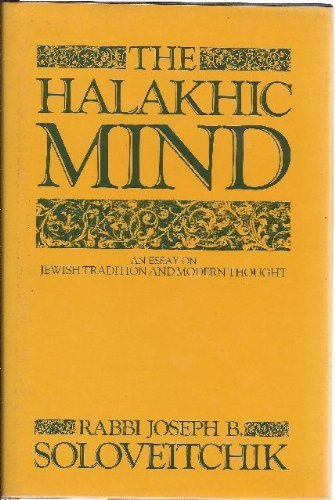 Halakhic Mind: Soloveitchik, Joseph B.: 9780029300404: Amazon.com: Books