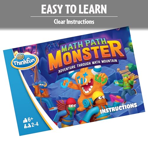 Snapklik.com : Math Path Monster: The Cooperative Board Game Using Math ...