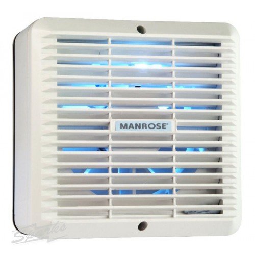 Manrose WF150AP Window Extractor Fan with Pullcord and Automatic ...