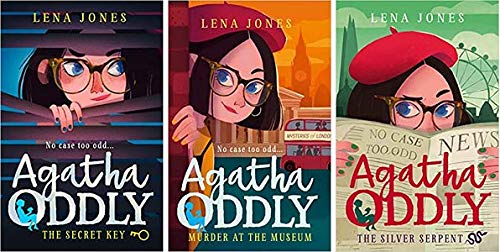 Set of AGATHA ODDLY (THE SECRET KEY + MURDER AT THE MUSEUM + THE SILVER ...