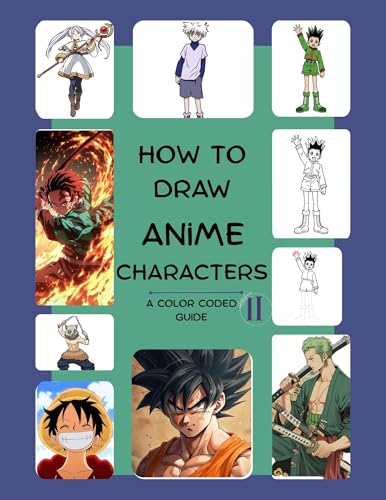 How To Draw Anime And Manga Characters (A Color Coded Guide) - Want It All