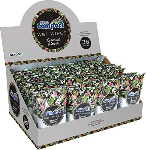 Amazon.com: Ultra Compact Natural Wet Wipes - Alcohol Free Body and ...