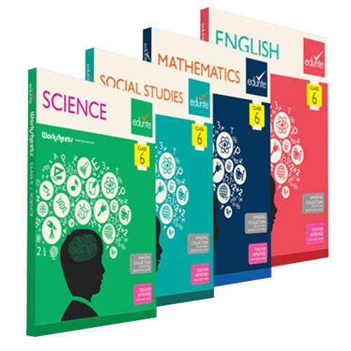Buy Edurite Combo Worksheets (Bundle) for Class 6 (Grade 6) - Set of 4 ...