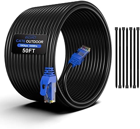Amazon.com: Ultra Spec Cables 400ft Cat6 Outdoor Waterproof Ethernet ...
