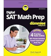 Amazon.com: Digital SAT Prep 2025/2026 For Dummies: Book + 4 Practice ...