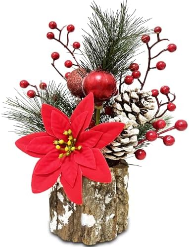 Amazon.com: LOLStar Small Christmas Tree Artificial Centerpieces for ...