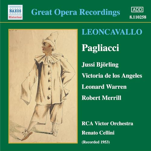 Amazon.co.jp: Leoncavallo: Pagliacci (Bjorling / Angeles) (1953 ...