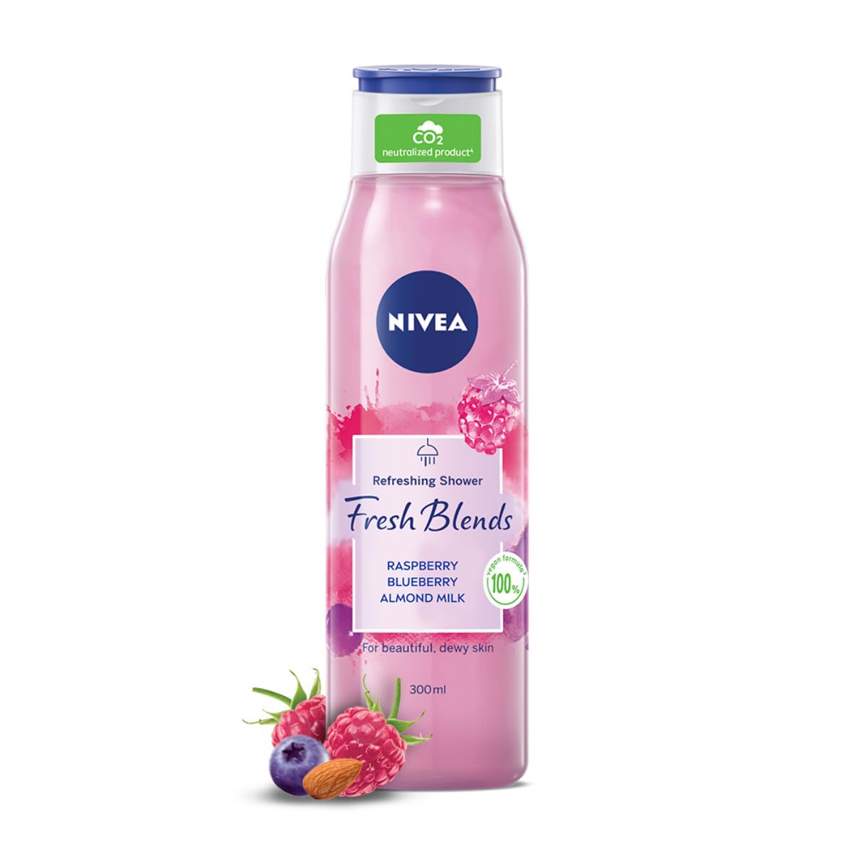 Buy Nivea Fresh Blends Raspberry with Natural Fruit Extracts, Vegan ...