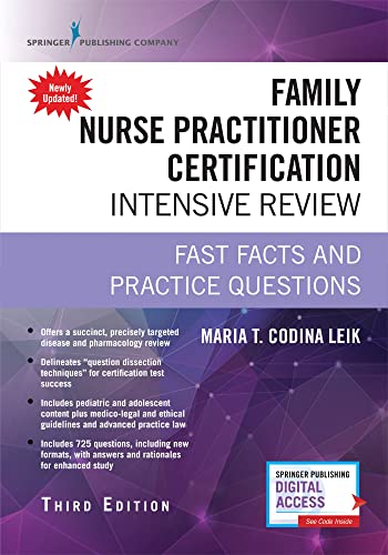 Family Nurse Practitioner Certification Intensive Review, Third Edition ...