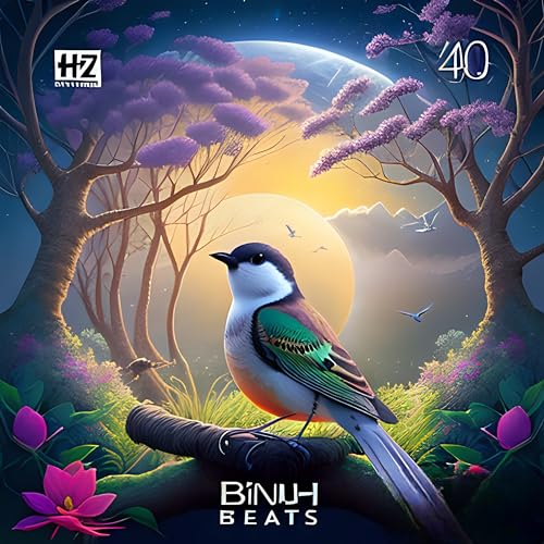 Amazon Musicで40Hz Binaural BeatsのAccompanied by Birds Singingを再生する