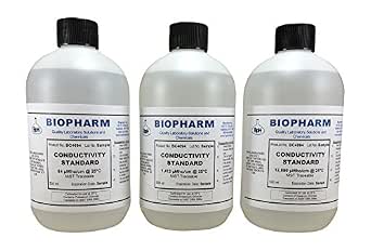 Biopharm Pack of 3 Conductivity Calibration Standards - 500 Ml (1.06 ...