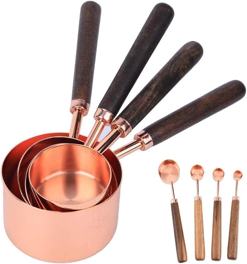 Steelware Central Copper Measuring Cups & Spoons 9pc Set by Steelware ...