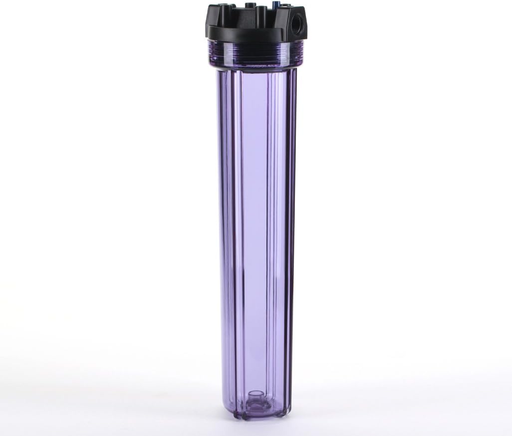 Amazon.com: Geekpure 20-Inch Clear Filter Housing for 2.5" x 20" Whole ...